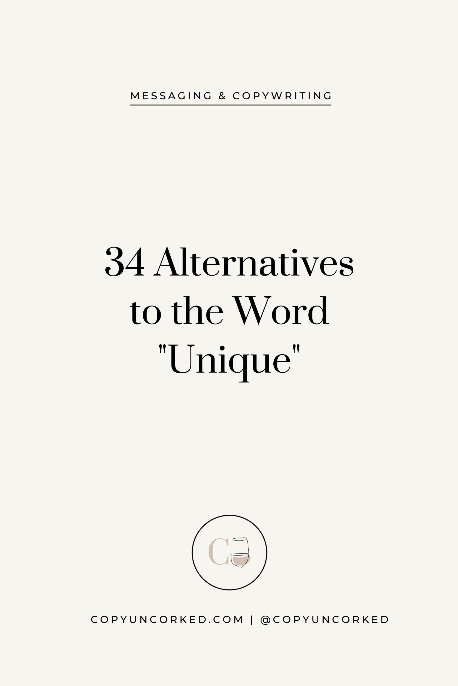 34 Alternatives to the Word Unique - Copy Uncorked
