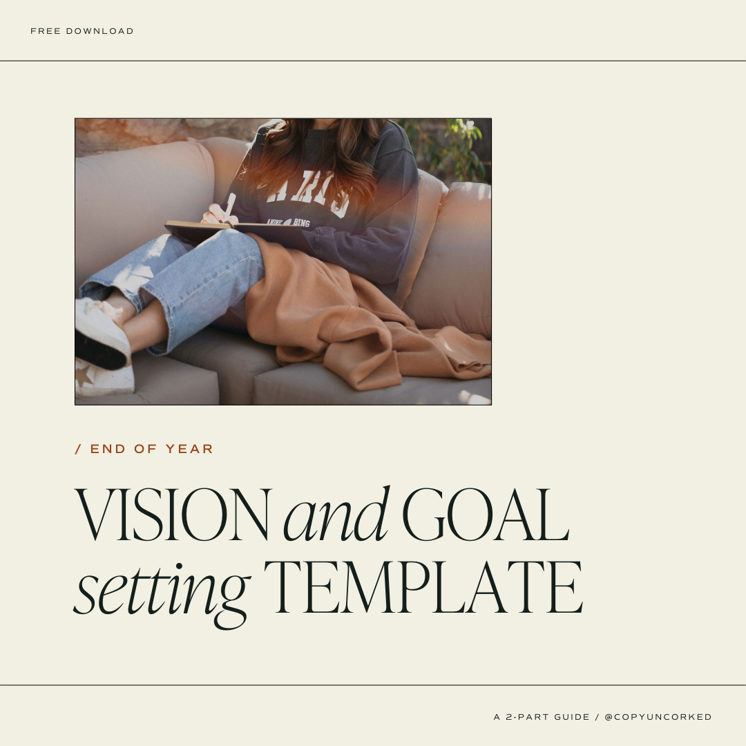 Vision & Goal Setting as the CEO of Your Business (Free Template Inside ...